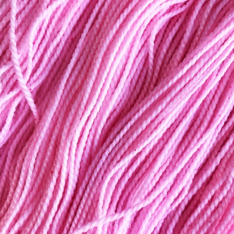 BALLET hand dyed yarn sea blue semi-solid tonal 20 bases – Pancake and ...